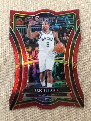 2019-20 Panini Select Eric Bledsoe Premier Level Ruby Red Die Cut Prizm ...