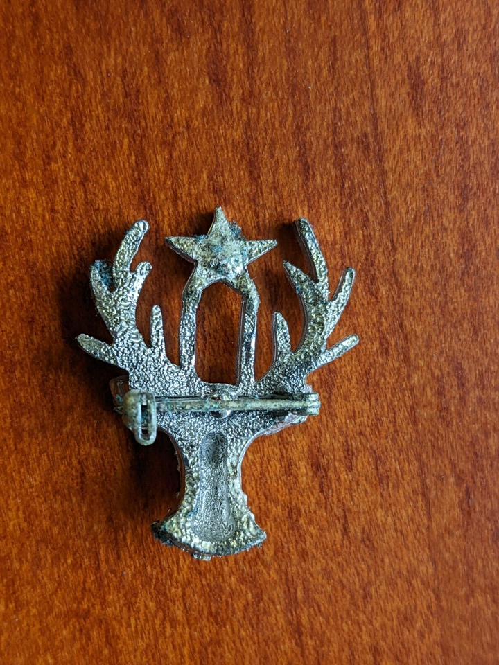 3 Vintage 1970's BPOE Elks PINS Silver Tone Brooch Red Stone Eyes 20 ...