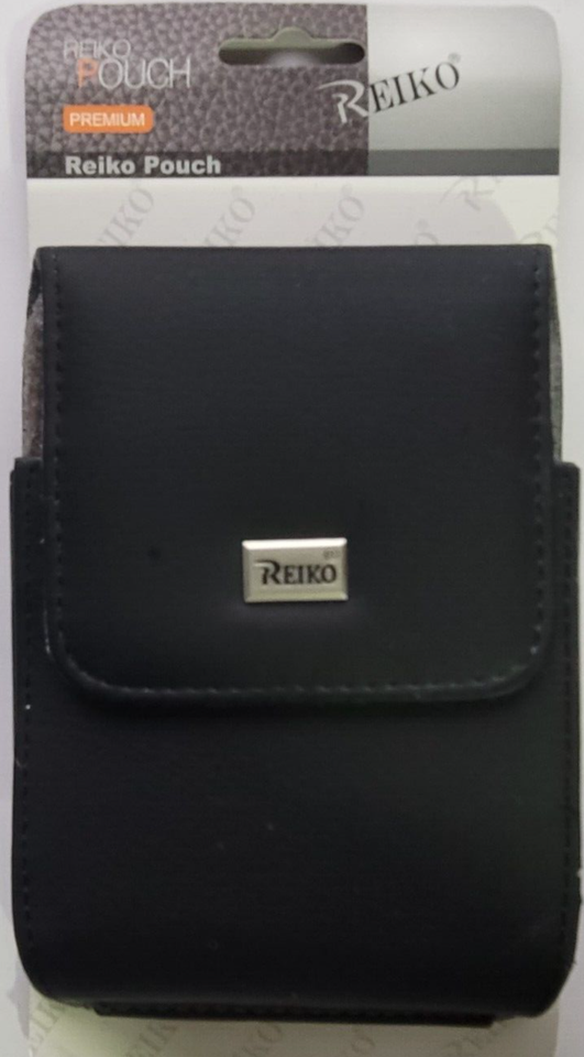 Reiko Rugged leather Vertical Pouch with Belt clip for 5.2 X 3.82 X 0. ...
