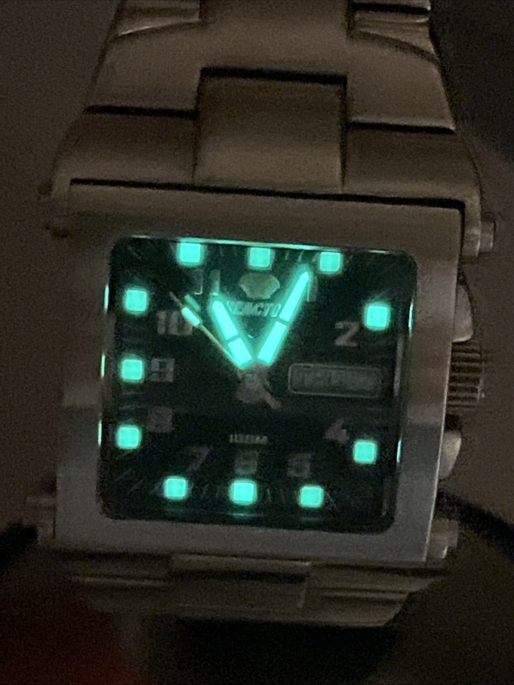 Reactor MC2 60001 Men’s Watch Black Dial 100M Diver W/ Box, New Battery ...