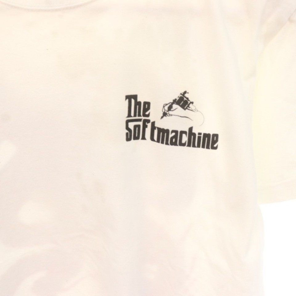 Soft Machine Dragon Back Print T-shirt Cut & Sewn Short Sleeve Cotton M ...