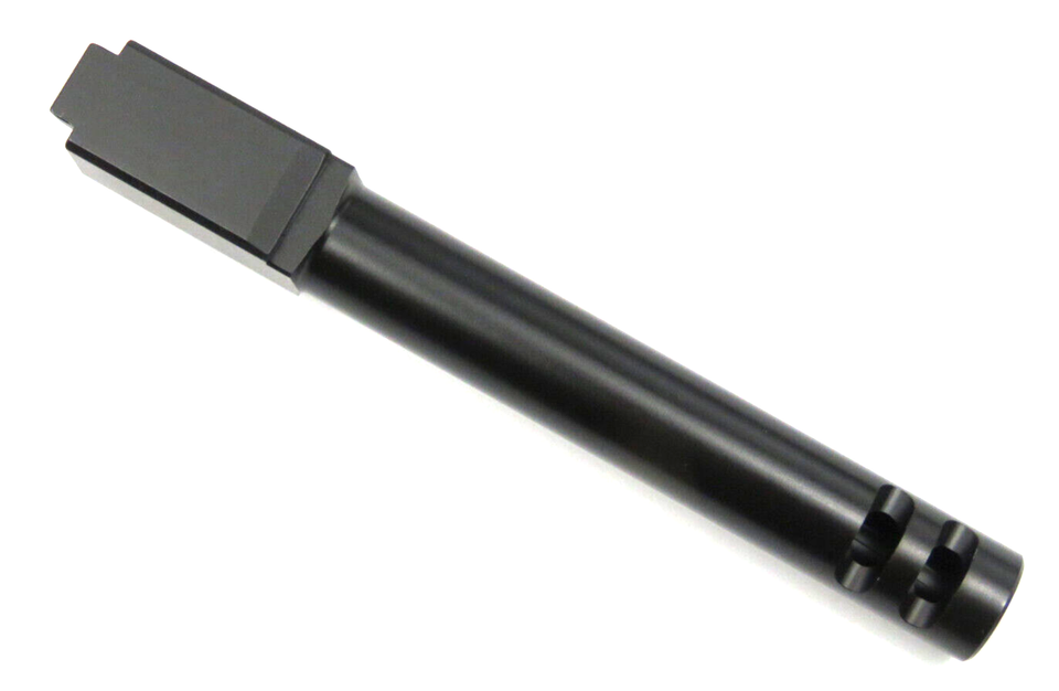 Factory New 9mm Black Stainless Barrel for Glock 19 G19 EXTENDED PORTED ...