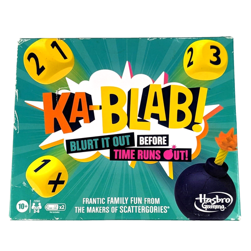 Hasbro Ka-Blab! Frantic Family Fun Game | New Open Box Board Card Game ...