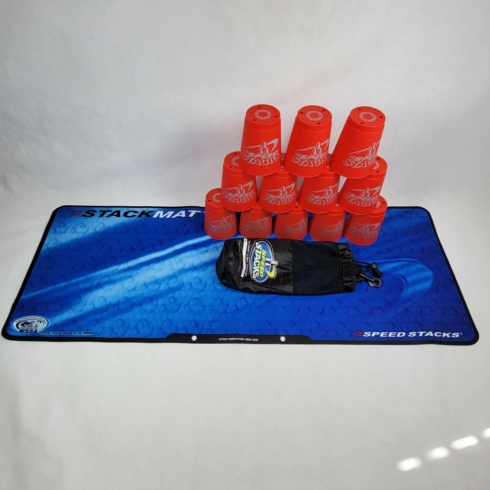 WSSA Speed Stacks Stacking Cups Official Set of 12 - Red Replacement ...