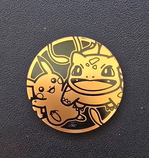 Pokemon TCG My First Battle Pikachu & Bulbasaur Coin Brand New | eBay