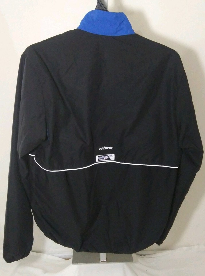 Hind Athletic Vintage 1990s Black Windbreaker Jacket Mens Large | eBay