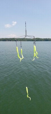 Striper Umbrella Rig.Trolling Yellow sand eels.Ocean And Inlet Tested ...