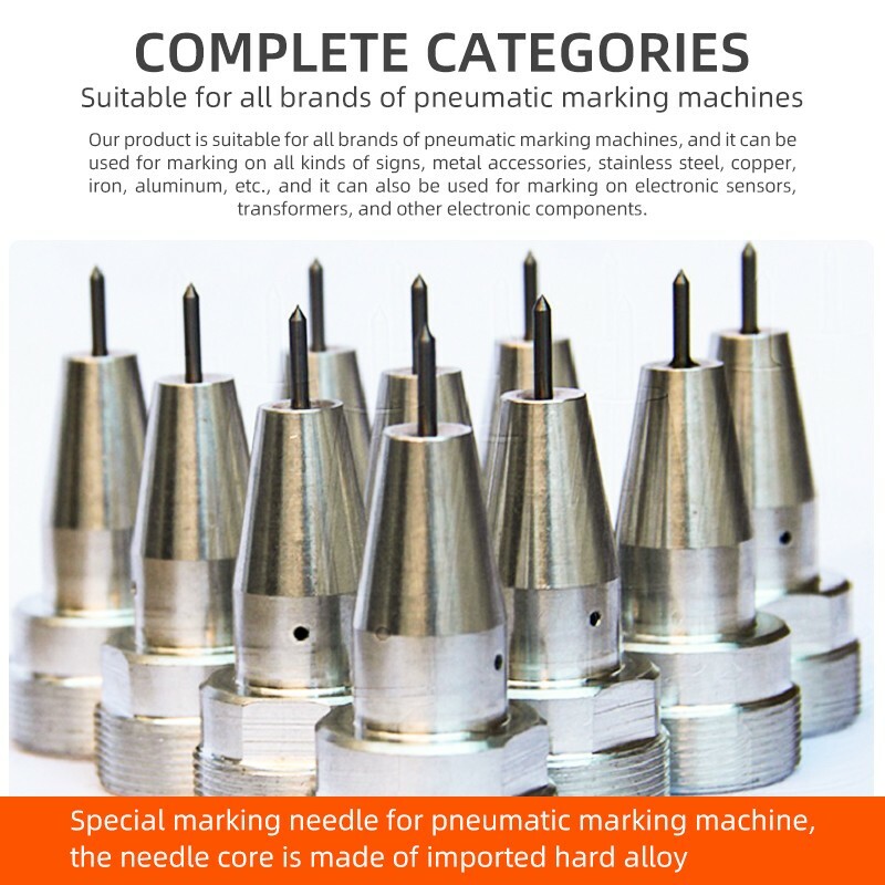 US 3mm Pneumatic Marking Bits Needle for Dot Peen Metal Print Engraving ...