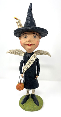Debra Schoch Halloween Miss October 31st Witch Figurine Folk Art NEW IN ...