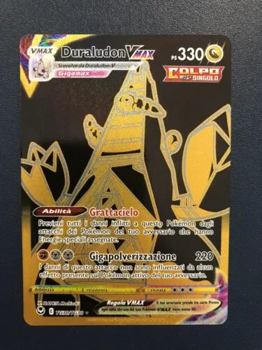 Carta Pokémon Duraludon Vmax Black Gold Oro TG30/TG30 ITA - Tempesta ...