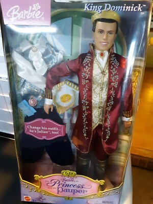 King Dominick as the Princess & the Pauper NEW! Barbie Julian | eBay