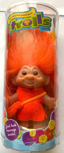 2005 The Original Good Luck Troll- Orange Troll by DAM- Play Along ...