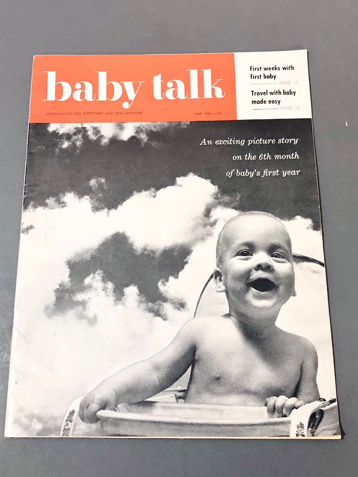 VINTAGE BABY TALK 1960 INFO ON EXPECTING MOTHERS & NEW MOTHERS MAGAZINE ...