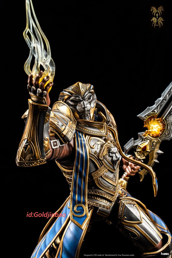Four horsemen studio WOW Anduin Wrynn Model In Stock 1/5 H56cm Original ...