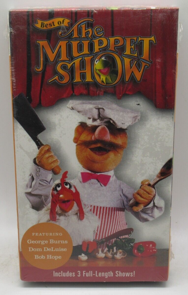 BEST OF THE MUPPET SHOW VHS VIDEO, 3 FULL-LENGTH EPISODES, GEORGE BURNS ...