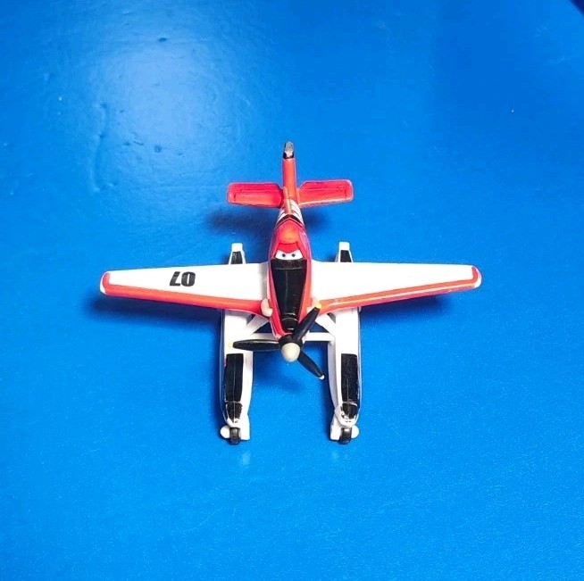Disney Pixar Planes Corn Fest Firefighter Dusty Crophopper Diecast #07 ...