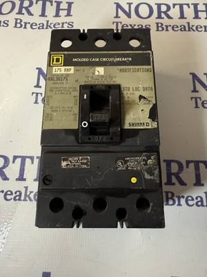 Square D KAL36175 Schneider Elec 175 Amp 600 Volt 3PH Circuit Breaker ...