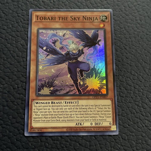 OP21-EN007 TOBARI THE SKY NINJA SUPER RARE NM UNLIMITED EDITION | eBay