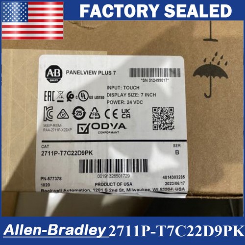 1PC ALLEN BRADLEY PANEL VIEW PLUS 7 HMI -2711P-T7C22D9PK FREE SHIPPING ...