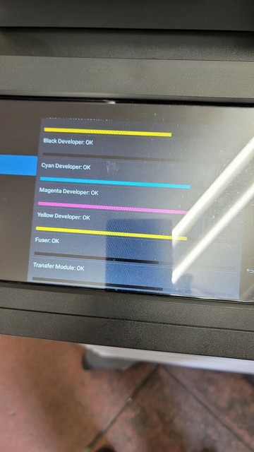 LEXMARK XC8160 COLOR COPIER NETWORK PRINT SCAN STAPLER with LOW METER ...