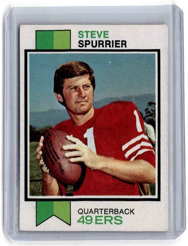 1973 Topps Steve Spurrier San Francisco 49ers #481 | eBay