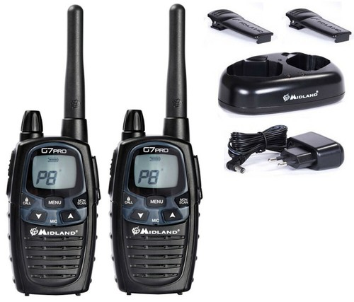 Midland Alan G7 Pro Basic C1090 Sans Batterie Radios Set Pmr Lpd Ruban ...
