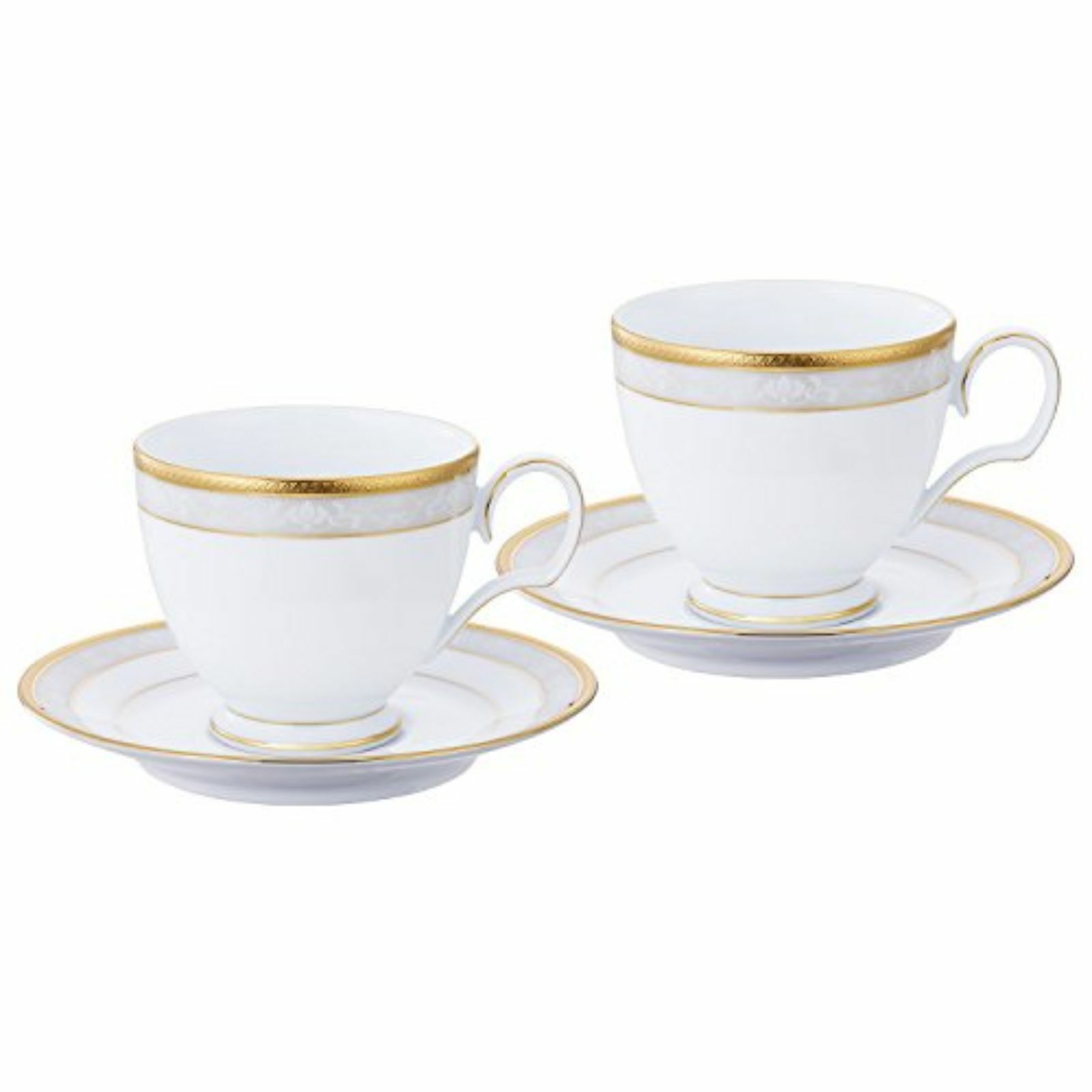 Noritake Tea Cup and saucer (pair set) 250cc Hampshire Gold 2 customers ...