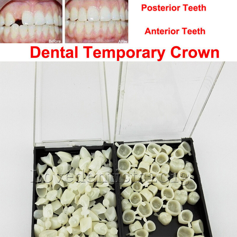 Resin Anterior/Posterior Dental Temporary Porcelain Crown Veneers ...