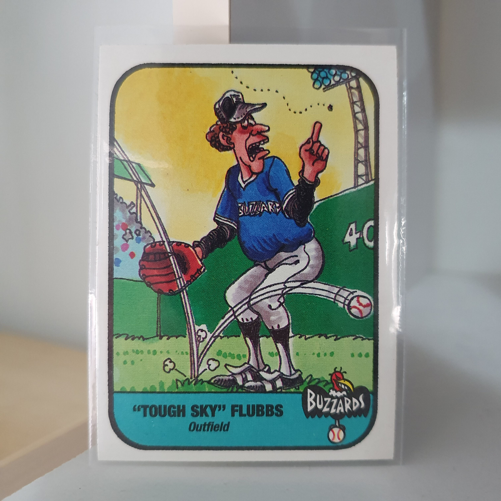 "Tough Sky" Flubbs 1991 Confex Fun Stuff MLB Baseball Wacky Bats Card ...