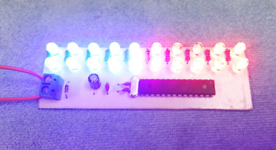 Superbright RED/BLUE LED Chaser Sequencer Light Show Knight Rider ...