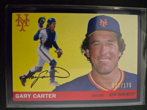 Gary Carter 2020 Topps Archives 1955 Topps Purple #46 #D /175 New York ...
