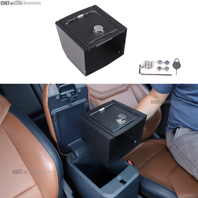 Alloy Center Console Safe Vault Storage Box Fit For Ford Maverick 2022 ...