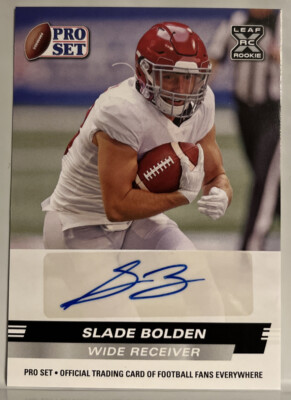 Slade Bolden 2022 Leaf Pro Set Autograph Rookie Card #PSA-SB1 Baltimore ...