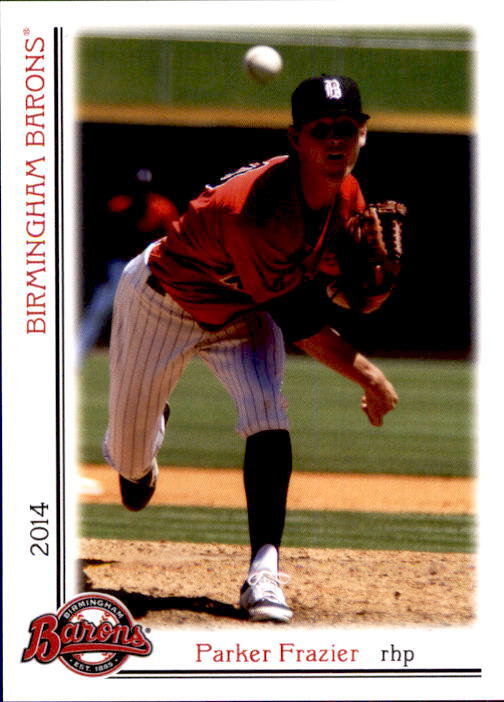 2014 Birmingham Barons Grandstand #8 Parker Frazier Tulsa Oklahoma ...