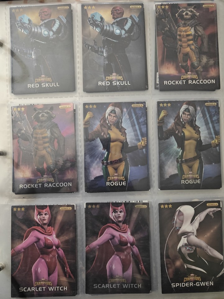 Marvel Contest of Champions Arcade 200 Card Set Complete Foil And Base ...