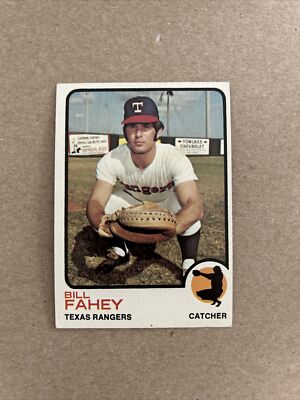 1973 Topps Baseball Bill Fahey Texas Rangers Card #186 | eBay