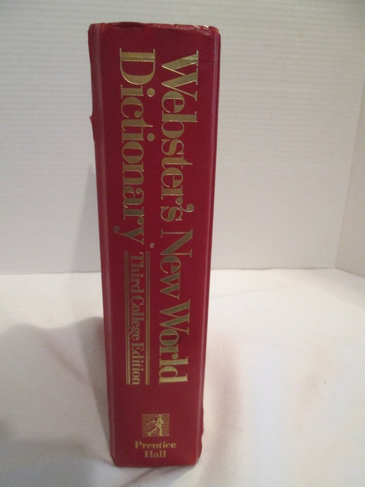 Webster's New World Dictionary Third College Edition Hardback ...