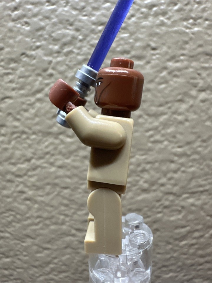 LEGO Star Wars Mace Windu Minifigure Large Eyes Clone Wars sw0220 7868 ...