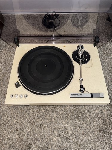 KENWOOD KD-500 TURNTABLE IN EXCELLENT CONDITION W/DENON PHONO CARTRIDGE ...