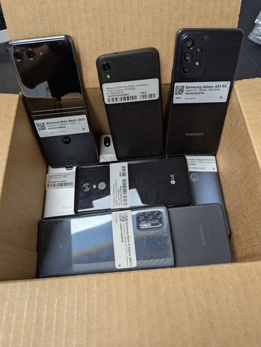 Lot of 10 Assorted Cell Phones For Parts/ Scrap SEE DESCRIPTION | eBay
