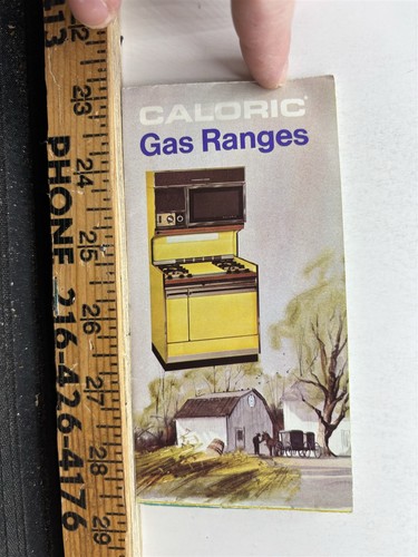 1970s Caloric Appliances Gas Ranges Sales Information Brochure Vintage ...