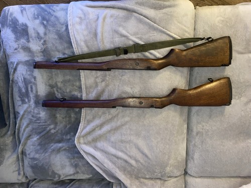 Springfield M14M1A1 USGI Stocks With Metal Lot of 2 Wood Stocks | eBay