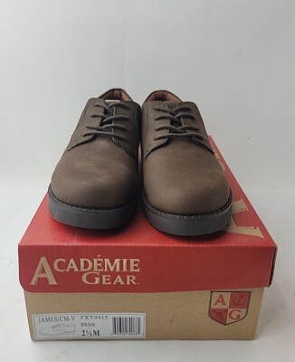 Academie Gear Toddler Boys James School Uniform Shoe Brown Size 2.5Y ...