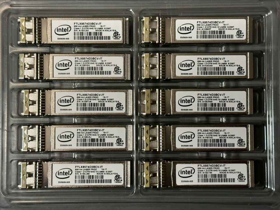 🔥🔥🔥 DELL Intel E10GSFPSR 10GB SR Module XYD50 🔥🔥🔥 | eBay