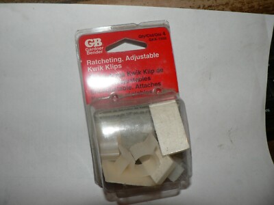 "Gardner Bender GKK-1550 Plastic Kwik Clips Adjustable and Ratcheting 1 ...
