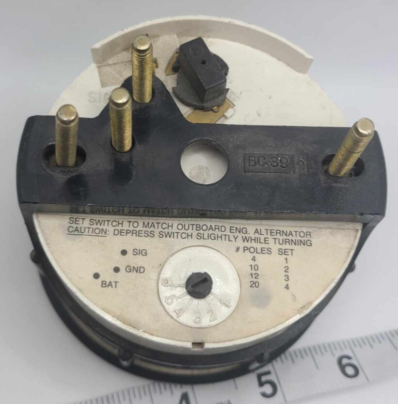 Faria 4" Tachometer - 8000 RPM Model Number CSO333A | eBay