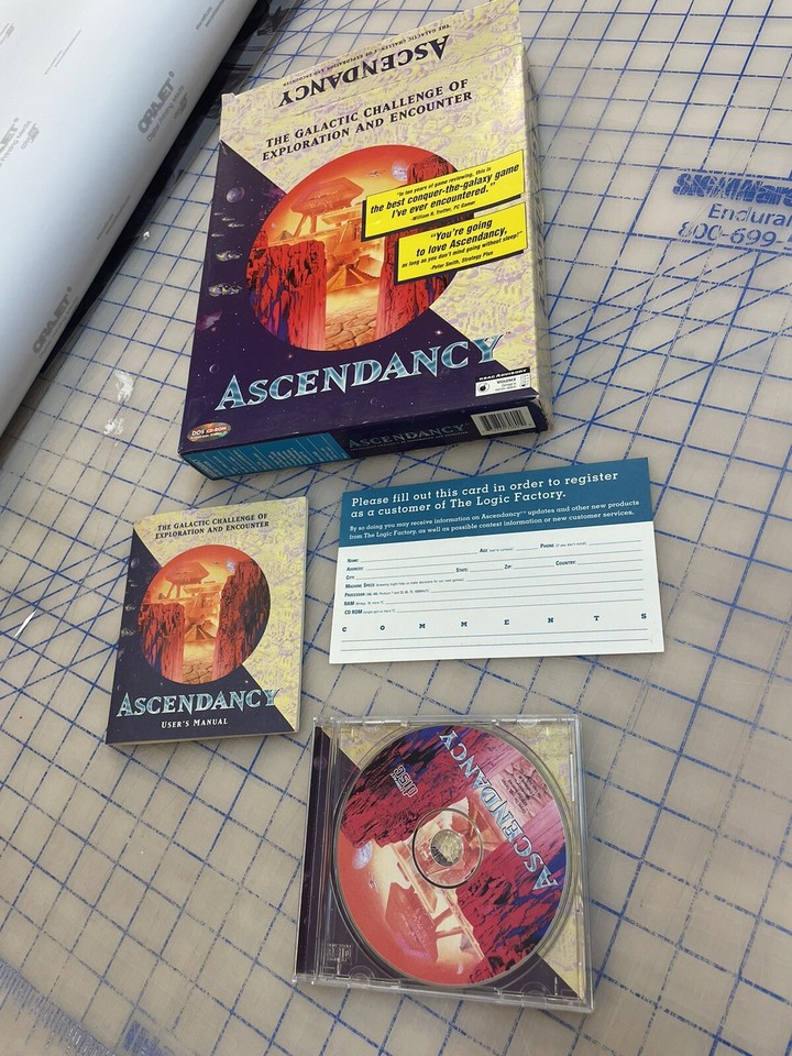Ascendancy ( DOS CD-ROM, 1995) The Logic Factory Vintage Big Box Game Complete 732880708010 | eBay