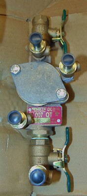 NEW WATTS Water Technology REGULATOR 1/2 007-QT Double Check Valve ...
