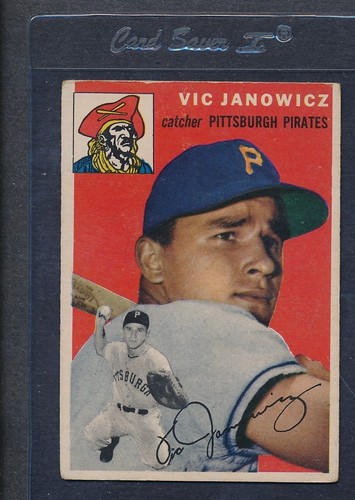1954 Topps #016 Vic Janowicz Pirates VG *571 | eBay