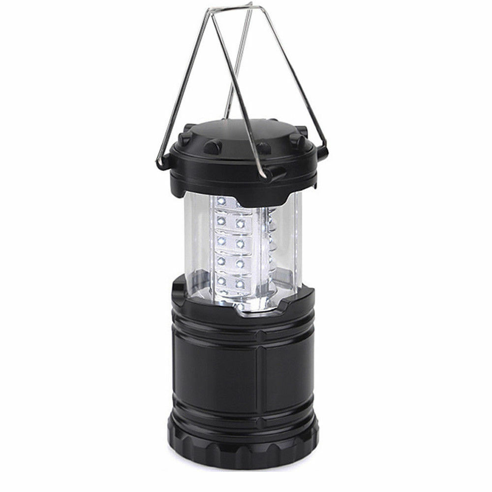 2 x 30 LED Portable Camping Torch Battery Operated Lantern Night Light ...
